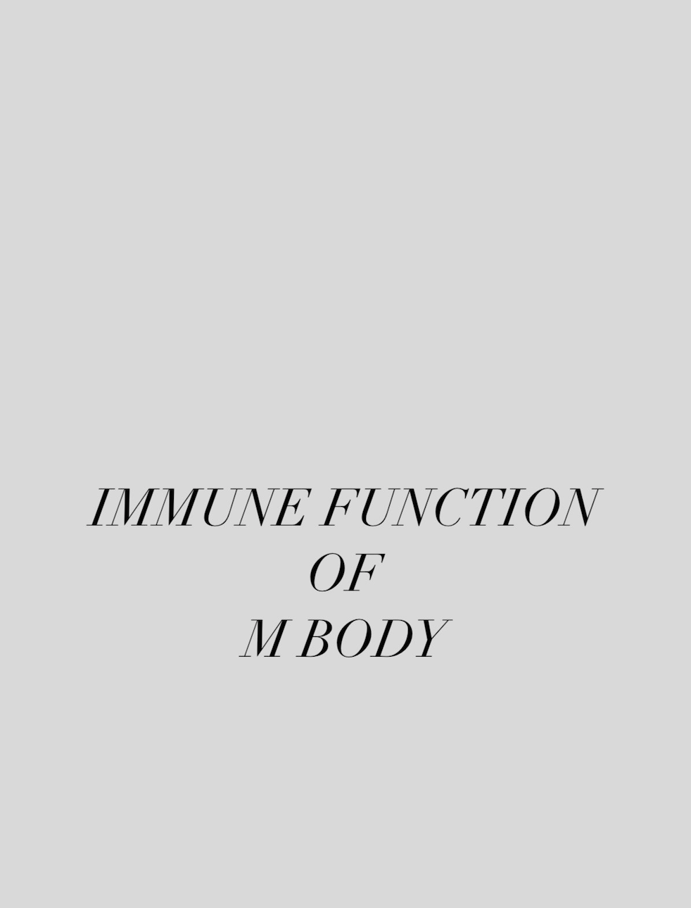 Immune function of M BODY and how its supporting your immune layers th ...